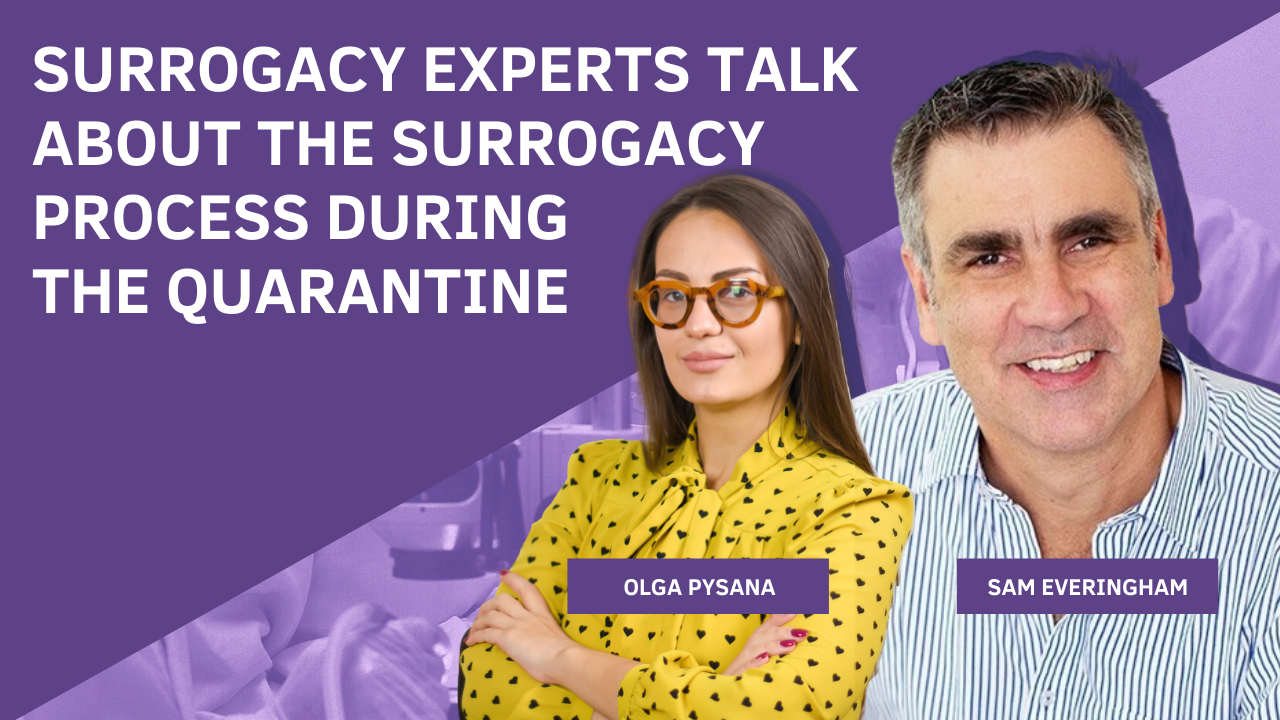 Surrogacy experts Olga Pysana and Sam Everingham talking about the ...